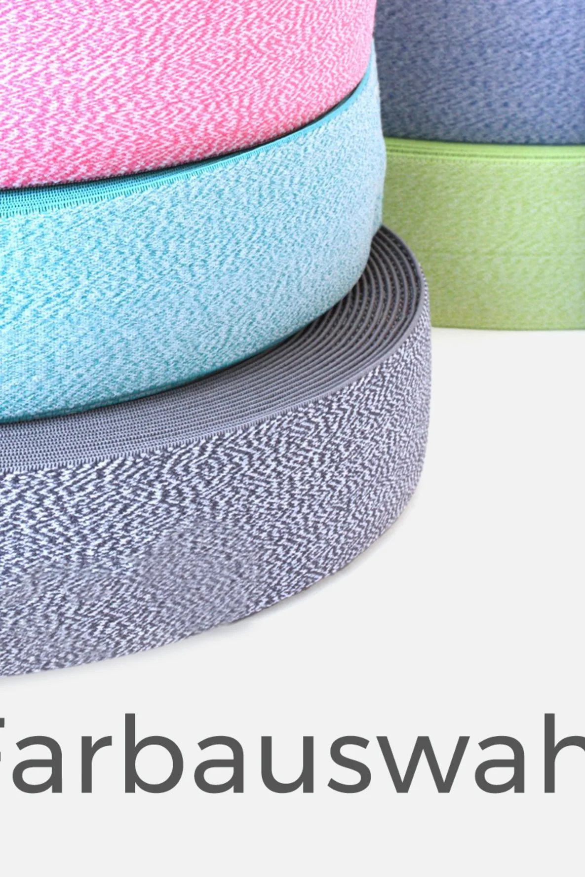 Gummiband Meliert 40mm Meterware | PATTYDOO