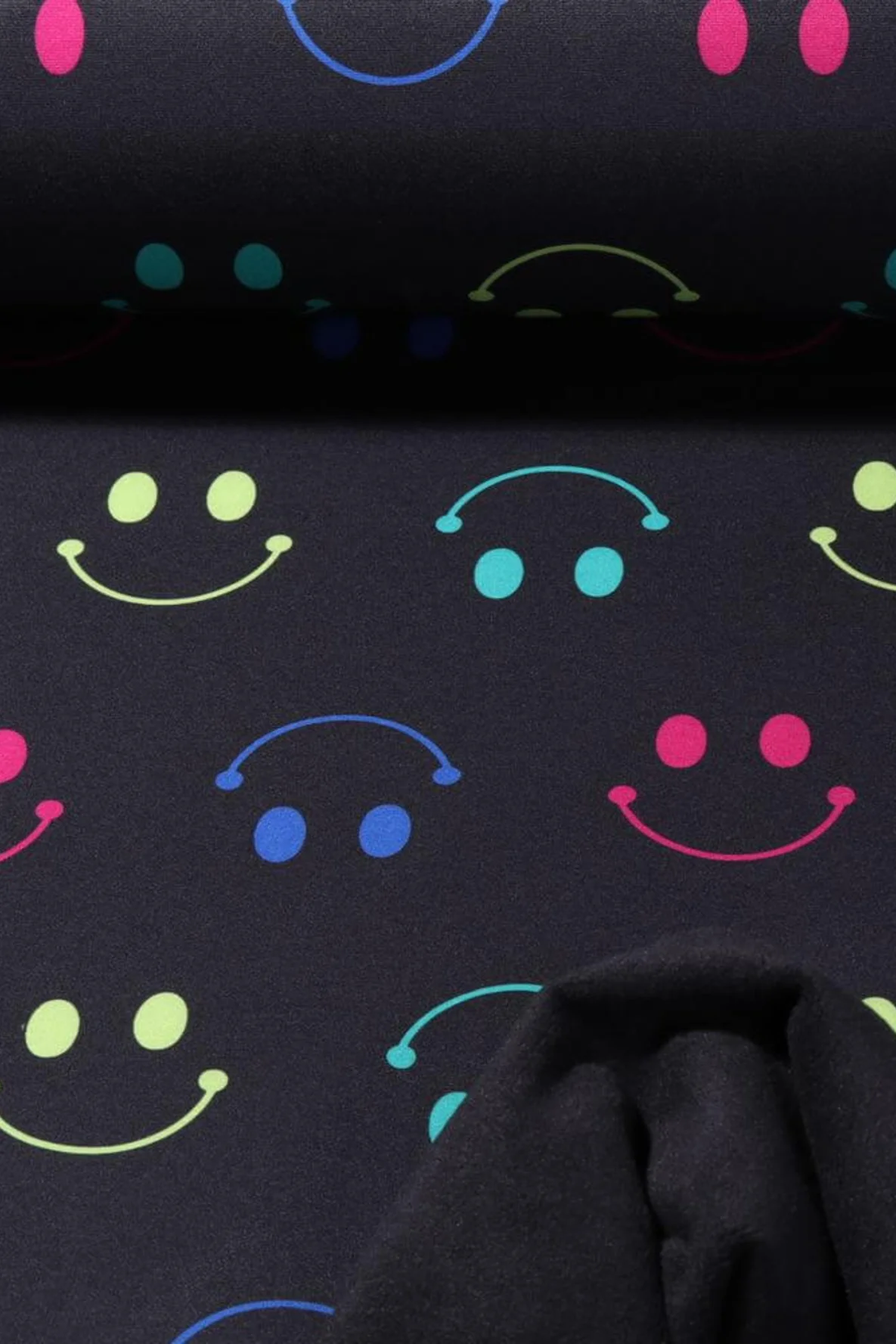 Softshell Smileys Schwarz Bunt | PATTYDOO