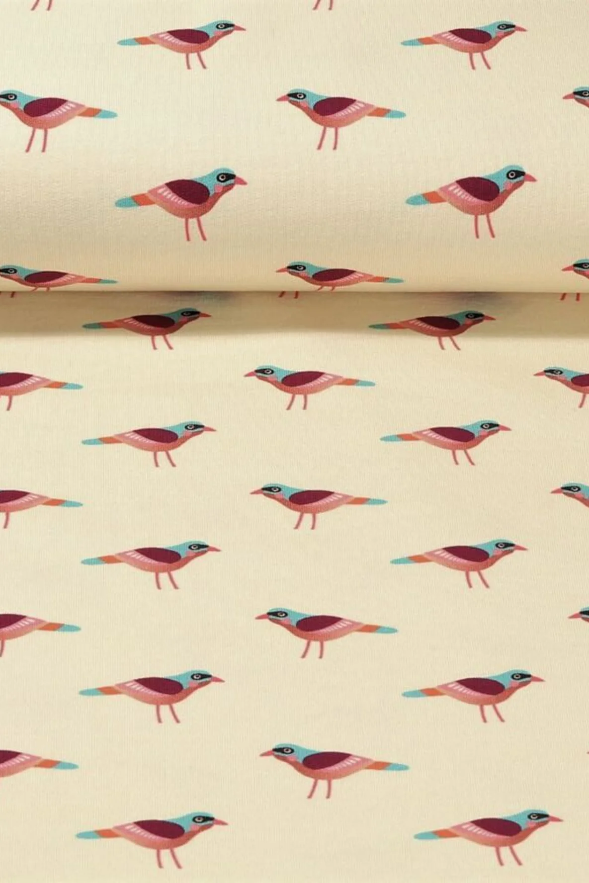 Bio-Sweat "Birds" Ecru | PATTYDOO