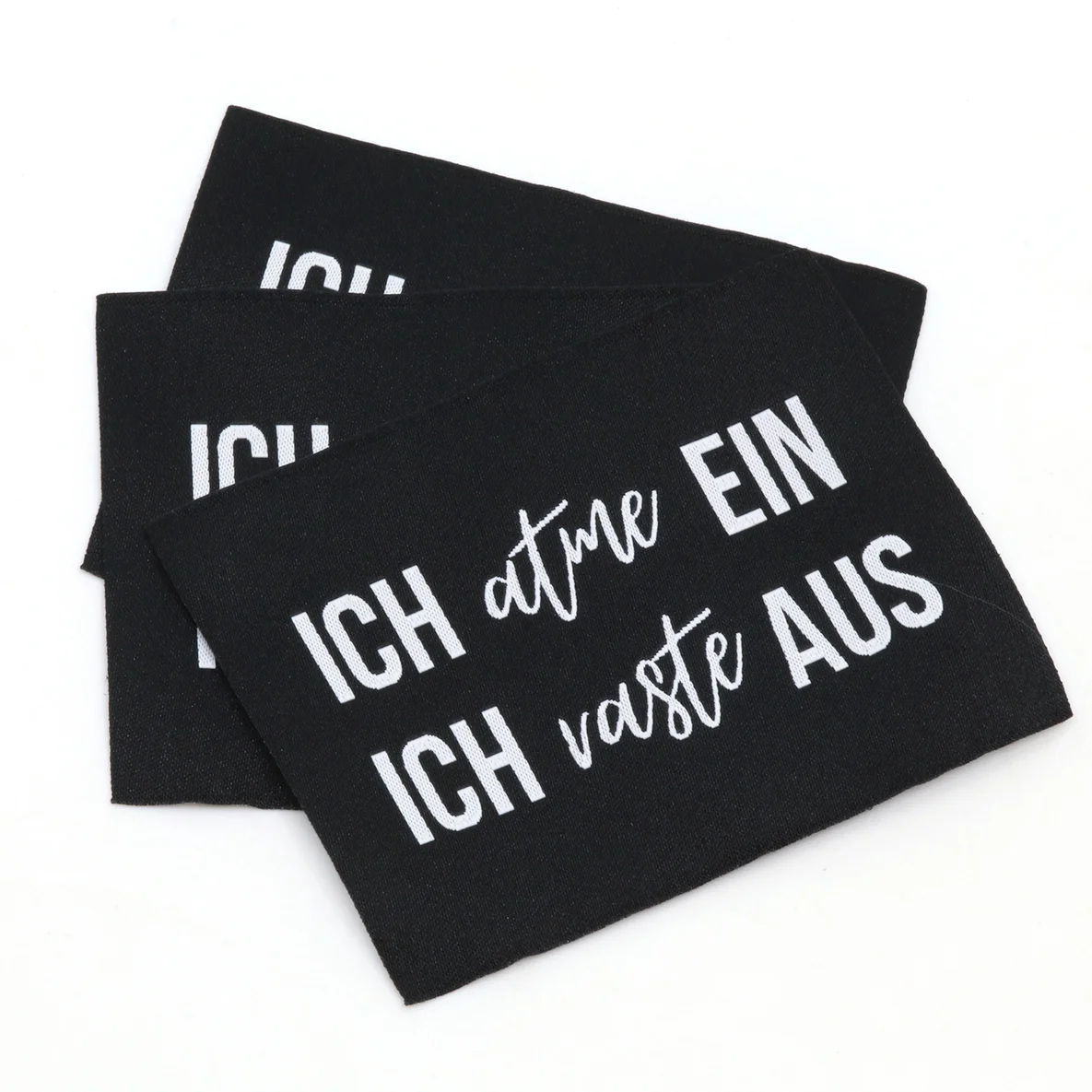 Webetikett "Ich atme ein" XL | PATTYDOO